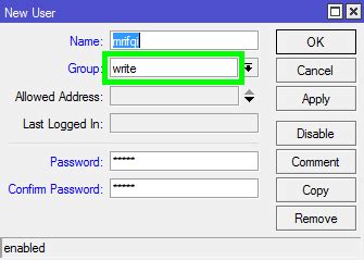 User Management Mikrotik