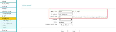 port forwarding how to set up virtual server on tp link wireless router