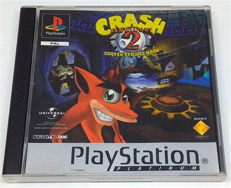 Crash Bandicoot 2 Cortex Strikes Back PS1 Platinum Seminovo Play N Play