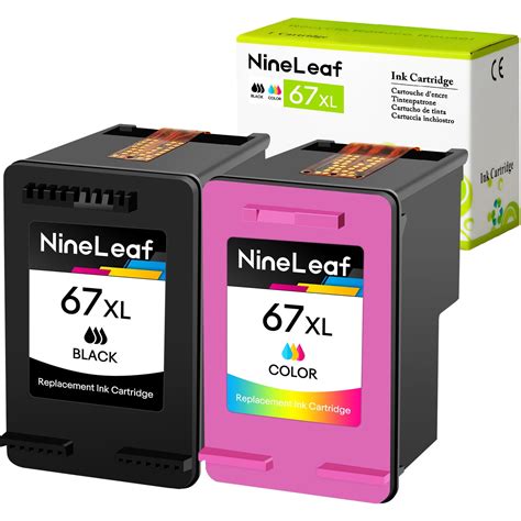 Nineleaf 67xl 2 Pack High Yield Ink Cartridge Combo Pack Replacement