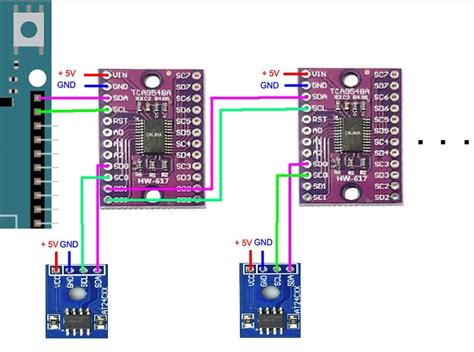 Cascadingdaisy Chain Tca9548 Programming Arduino Forum