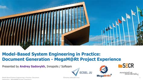 Pdf Model Based System Engineering In Practice Document Generation