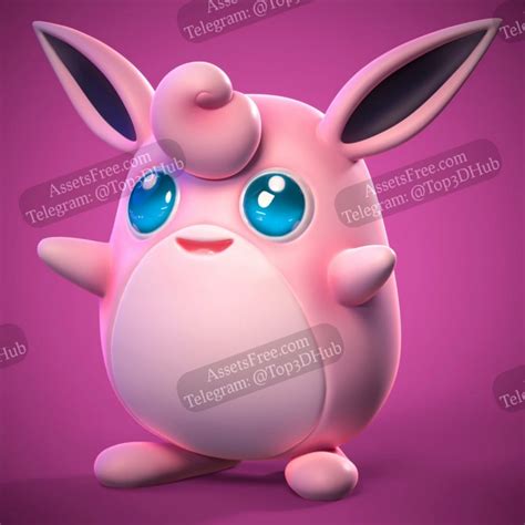 Wigglytuff Free High Quality Models