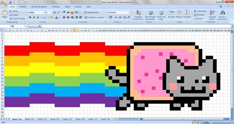 Nyan Cat Excel By Kattotzu On DeviantArt
