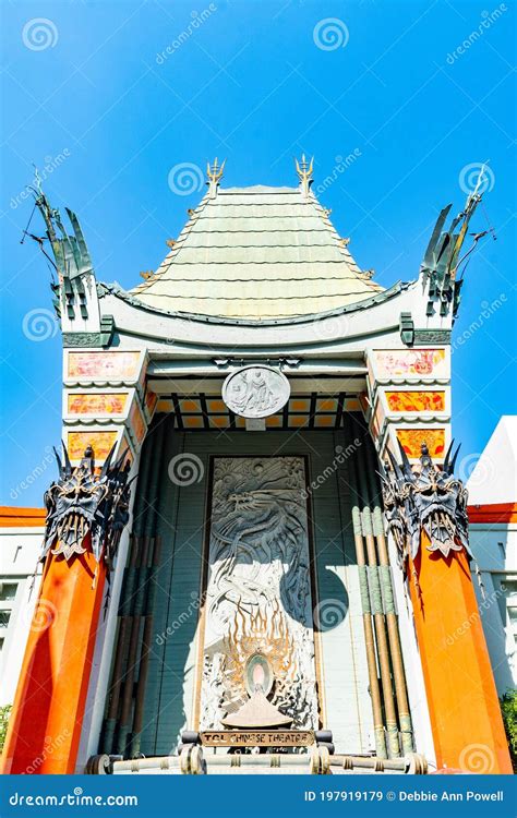 Tcl Chinese Theatre In Hollywood Los Angeles California Editorial