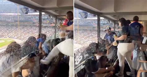 Chicago Cubs And White Sox Fans Duke It Out In Nasty Box Seat Brawl