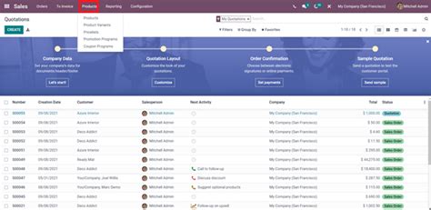All New Features Of Odoo Sales Module