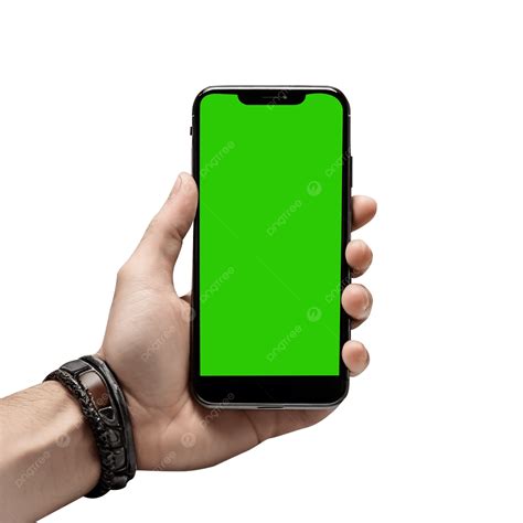 Green Screen Phone On Hand Phone On Hand Green Screen Phone Green