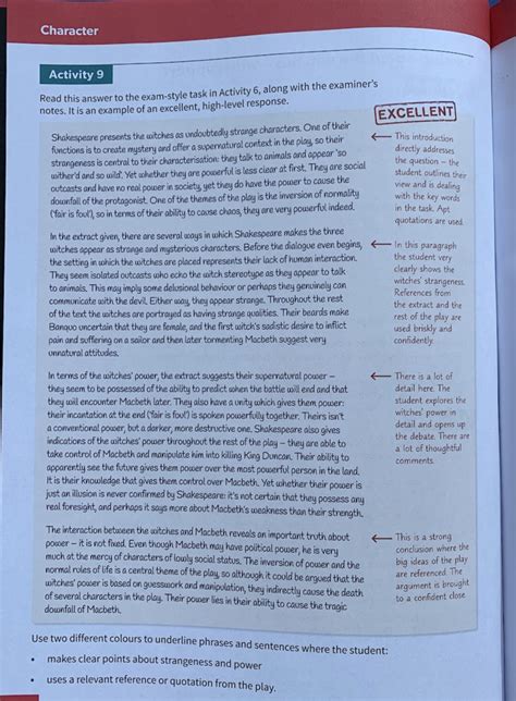 Macbeth GCSE IGCSE Revision Workbook Ofamily Learning Together