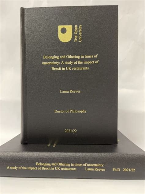 Dissertation Thesis Printing And Binding News Helix Binders