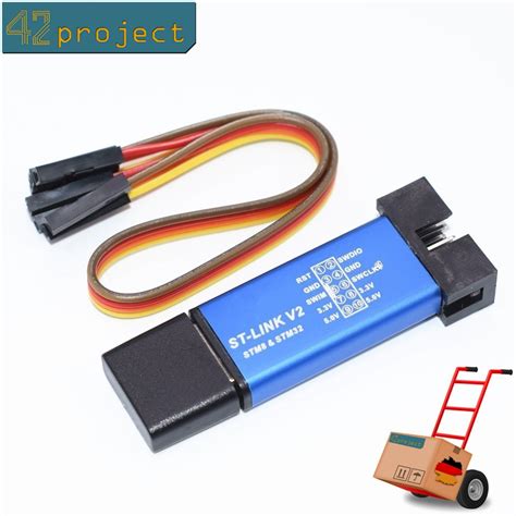 St Link V2 Link Für Stm8 Stm32 Komp Usb Programmer Debugger Mit Swim Swd Jtag