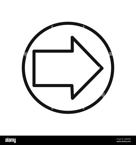 Arrow Icon Linear Vector Graphics Sign Or Symbol Set For Web App Ui Stock Vector Image And Art Alamy