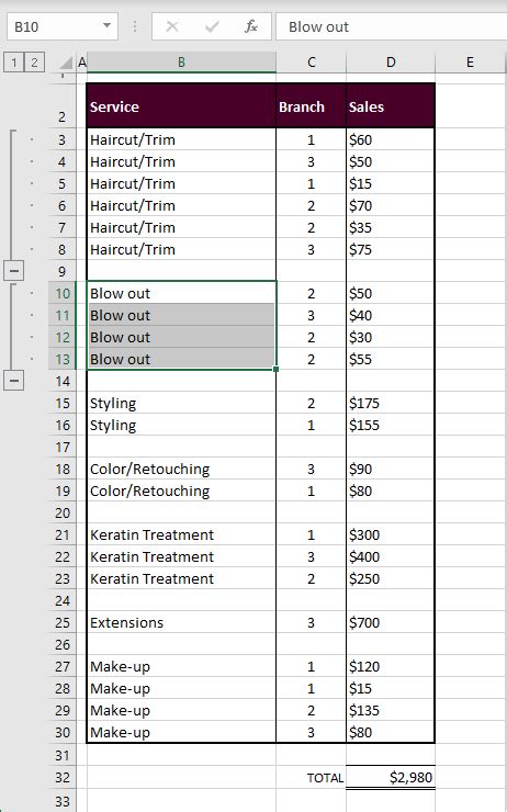 How To Group Rows In Excel 3 Easy Ways Shortcut