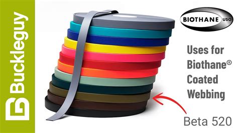Overview And Demo Of Biothane Coated Webbing Beta 520 Standard And Super