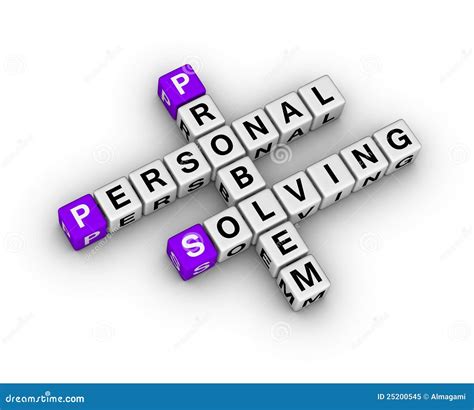 problem solving crossword stock illustration illustration of symbol