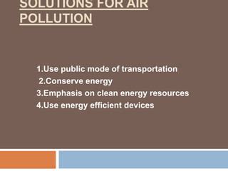 Air Pollution Pptx