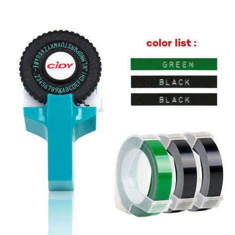 Mini Portable Manual Embossed Label Maker Diy 3d Embossing Label Writer