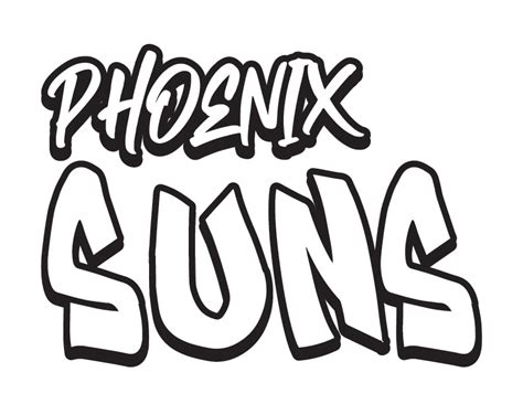 Phoenix Suns Coloring Pages Logo