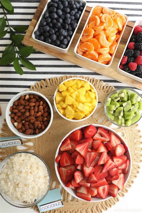 Yogurt Bar Yogurt Toppings Ideas Pretty Providence