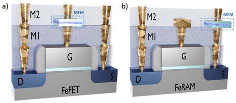 Memory Concepts With Beol Integrated Ferroelectric Capacitor Mfm A Download Scientific