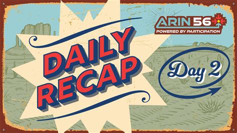 Arin 56 Day 2 Recap American Registry For Internet Numbers