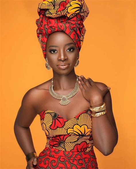 African Girl African Fashion African Head Wraps Painting Projects