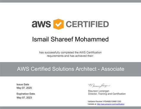 Ismail Shareef Mohammed On Linkedin Awscertified Cloudarchitect Awscloud 20 Comments