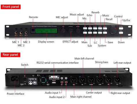 Tool Parts Gax X5 Karaoke Pre Effects Ktv Professional Digital Audio