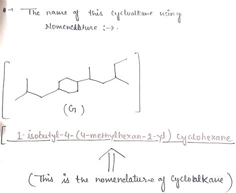 Solved Name The Cycloalkane Using Nomenclature G Course Hero