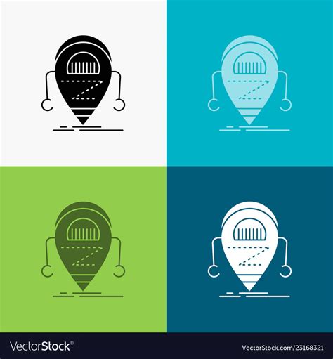 Android Beta Droid Robot Technology Icon Over Vector Image