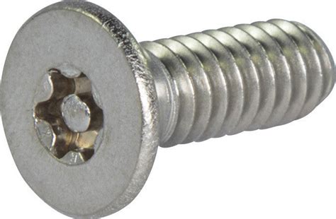 8 32 X 38 Tamper Resistant Torx Drive Flat Head Socket Machine Screw