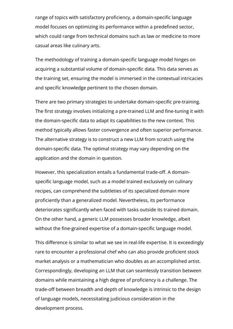 Train Foundation Model For Domain Specific Language Model Pdf