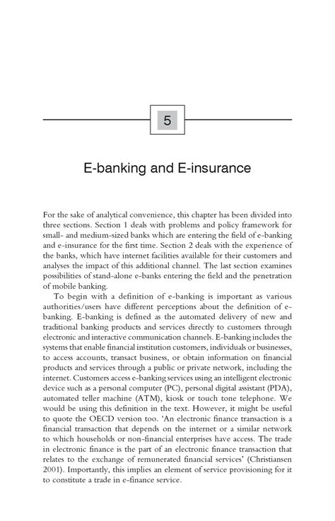 5 E Banking And E Insurance E Banking And E Insurance For The Sake