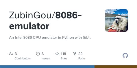 Github Zubingou8086 Emulator An Intel 8086 Cpu Emulator In Python