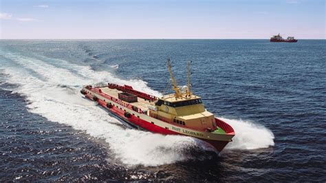 Ecos 201 Fast Supply Vessel Fast Leopard With The Island Venture In