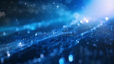 Tiny Particles Raining Down From Space Leaving A Trail Of Shimmering Light Behind Stock Footage