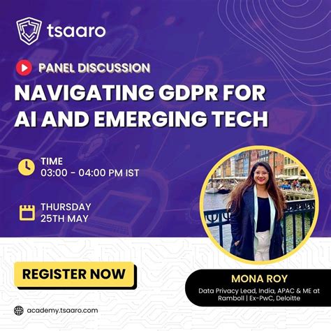Mona Roy On Linkedin To Efficiently Comply With Gdpr Artificial Intelligence Based On The Use