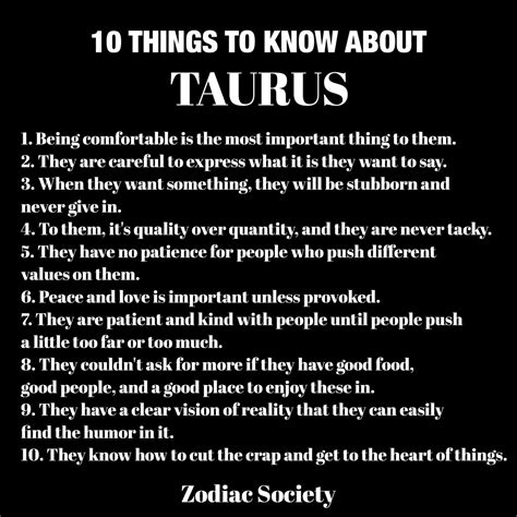 Facts About Taurus Zodiac Sign Zodiac Health Tips