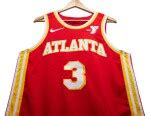 Seth Lundy Atlanta Hawks 2023 2024 Game Issued Icon Edition Jersey