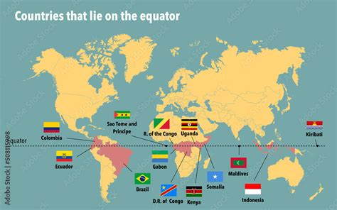 Countries On The Equator Map My Xxx Hot Girl
