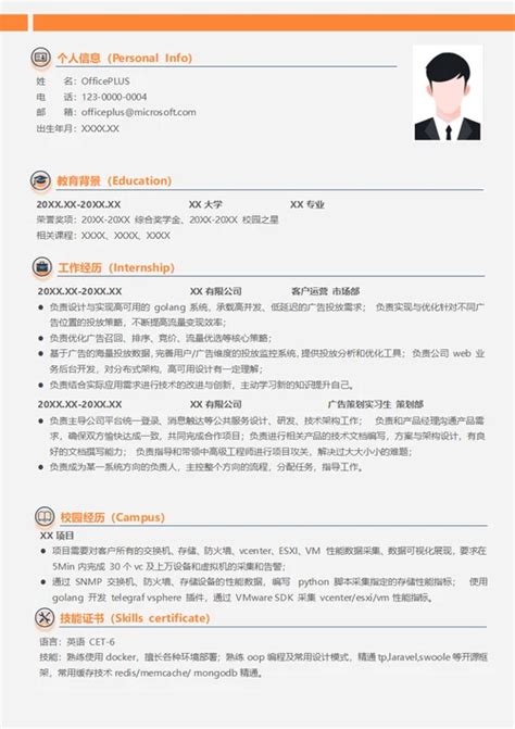 Golang专家简历模板 Golang专家简历模板