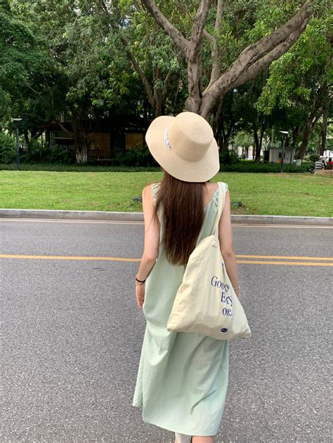 코튼 에이프런 심플 원피스 스퀘어 넥 프릴 셔링 슬리브리스 나시 면 루즈 오버 핏 기본 베이직 단색 파스텔 페일 핑크 러블리 귀여운 여친 데이트 룩 A 라인 롱 플레어