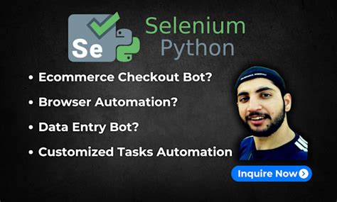 Create Custom Python Bots For Browser Automation By Shahkhano10 Fiverr