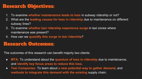 Mta Impact Analysis Ppt