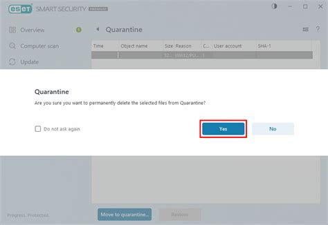 KB Delete A Quarantined File In ESET Home And Small Office Products For Windows
