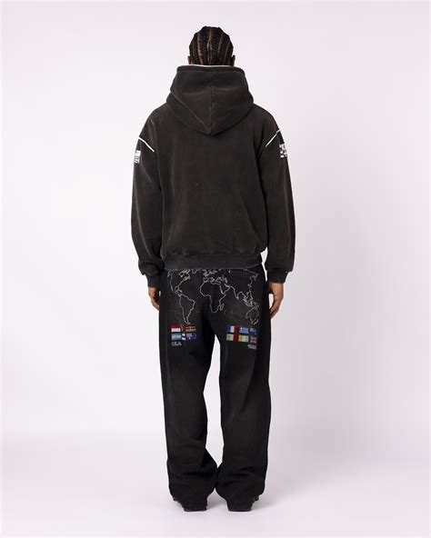 Divinbydivin Black Rally Crew Zip Breakpoint Collection