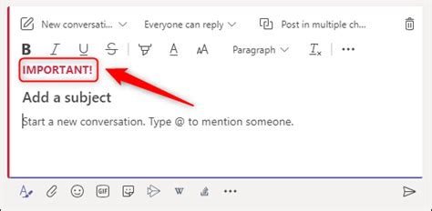 How To Mark A Message In Microsoft Teams As Important Or Urgent