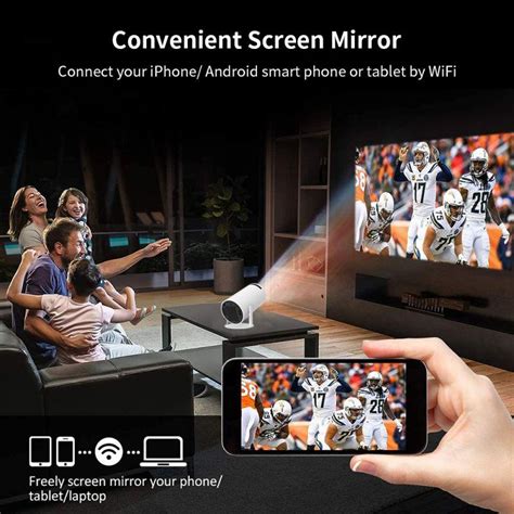 Купить Портативные проекторы HD True 720P WIFI 4K МИНИ-проектор ТВ ...