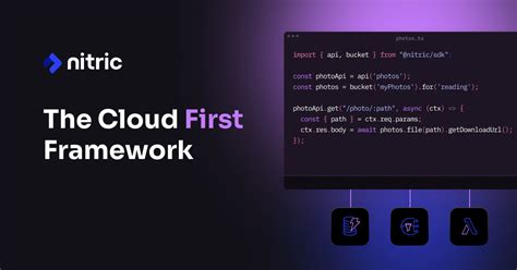 Nitric Cloud Native Framework Get Infrastructure From Code Nitric