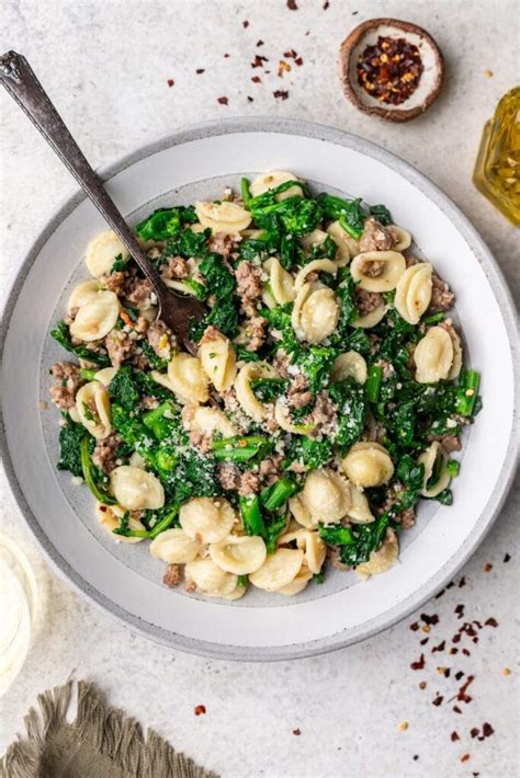 Orecchiette With Sausage And Broccoli Rabe Iconic Italian Dish Well